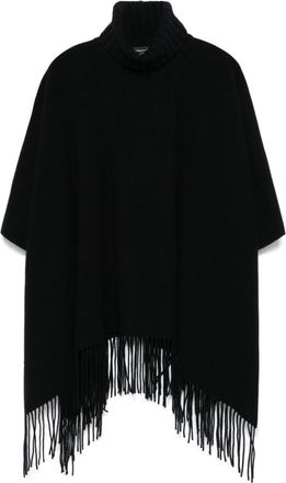 Fabiana Filippi Platinum Lucky Poncho - Schwarz