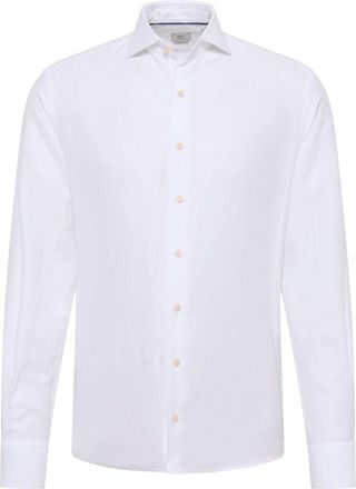 Eterna Herren Hemd aus Baumwoll-Leinen-Mischung Modern Fit