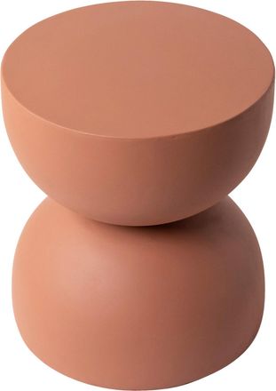 MID.YOU Mid.you Couchtisch, Rost, Stein, zylindrisch, Sockel, 35x39x35 cm, Wohnzimmer, Wohnzimmertische, Couchtische