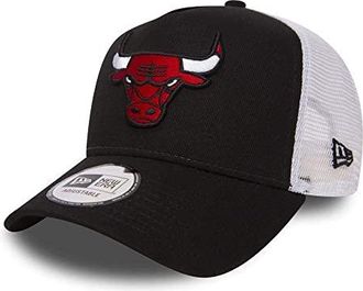 New Era Adjustable Mesh Trucker Cap - Chicago Bulls Noir