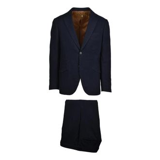 Maurizio Miri Giacca Sfiancata - Homme - Costumes - Bleu - Taille: L