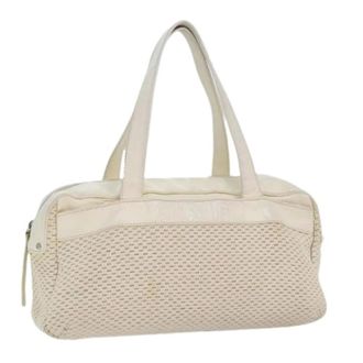 Chanel Sac &agrave; main en toile Pre-owned - Femme - Pre-owned - Beige - Taille: ONE Size