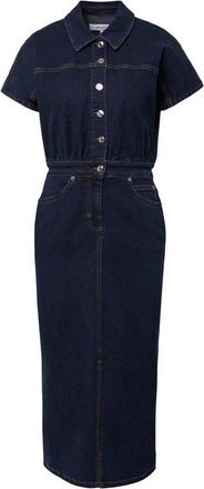 Comma Midikleid Kleid Tailliertes Kleid aus elastischem Denim
