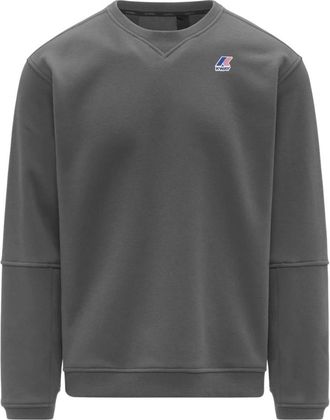 K-Way Homme, Sweatshirts et sweats &agrave; capuche, Gris, Taille: L Nael Crewneck SweaT-shirt