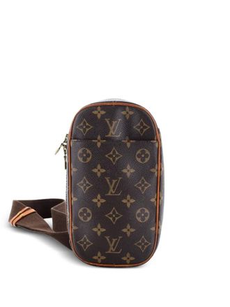 Louis Vuitton Pochette Gange Monogram Canvas belt bag - Braun