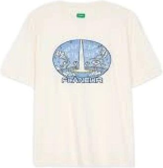 Flaneur Fl&acirc;neur, Homme, Tops, Blanc, Taille: L Knitted Euphoric T-Shirt