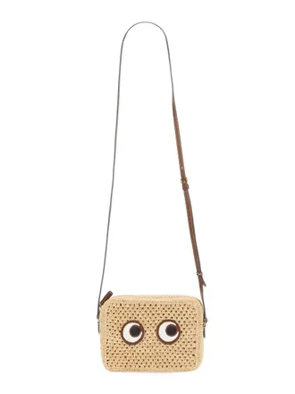Anya Hindmarch Womens Shoulder Bag Eyes Beige