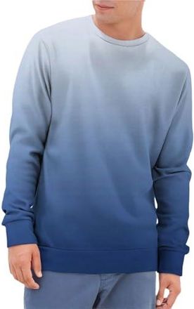 Generic Pull à col rond pour homme - Automne et hiver - Sweat à capuche pour homme et sport - Imprimé étoiles - Haut à manches longues - Sweatshirt décontract