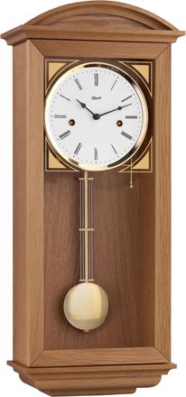 Hermle Pendelwanduhr Regulator Wanduhr Newport Eiche 14 Tage Gangdauer Rundgong- 71025-040141