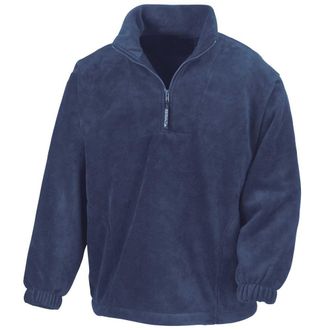Result Active Fleece-Jacken mit kurzem Rei&szlig;verschluss f&uuml;r Herren Gr. Large, navy