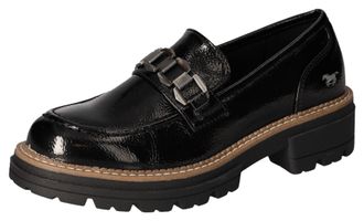 Mustang Jeans Mustang Damen 1437-401 Mokassin, schwarz (Lack), 39 EU