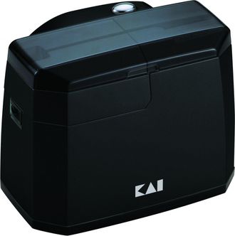 Kai Elektrischer Messerschärfer 15° Winkel AP-118S mit keramischer Schleifeinheit, rutschfesten Standfüße, Abmessungen 13,8 x 11,1 x 10,5 cm Inklusiver Po