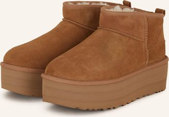 UGG Plateau-Boots Classic Ultra Mini Platform braun