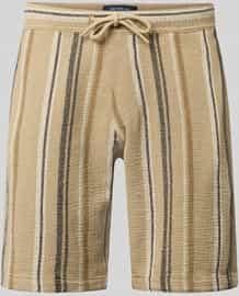 Mc Neal Shorts mit Streifenmuster und Tunnelzug