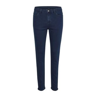 Kaffe Slim Fit Dunkelblaue Denim Jeans - - Jeans - Damen - Blau - M