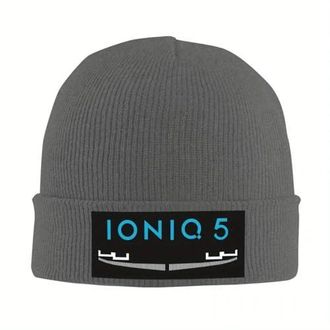 Generic Casquettes Baseball pour Hommes, Ioniq 5 Grille Avant Iconique et Logo en Bleu Casquette Chaude en Maille Mode Bonnet Bonnet Bonnets dext&eacute;rieur Automn