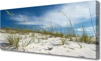 Tulup Leinwandbild 125x50cm - Wandbilder Druck Leinwandbild Canvas Kunstdruck Leinwanddruck - Strand Landschaft
