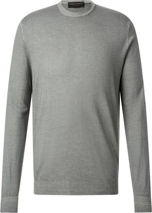 FILIPPO DE LAURENTIIS Homme, Pulls, Gris, Taille: M Maille &agrave; col rond