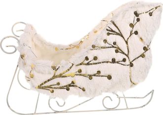 DOITOOL Dekoration Weihnachten Schlitten Schlitten-Ornament Für Zuhause Festtagsdeko Aus Stabilen Materialien Leicht Und Kompakt Als Fotohintergrund Und Gesch