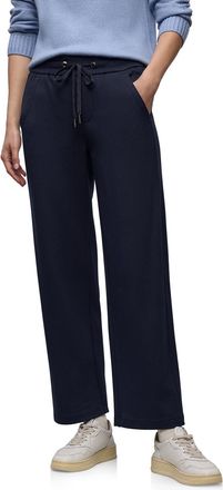 Street One Straight Leg Hose mit Tape deep Blue 40