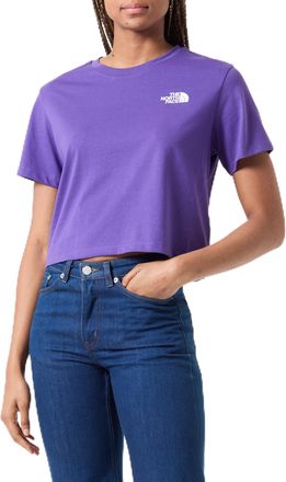 The North Face Damen Cropped Simple Dome T-Shirt, Peak Purple, M