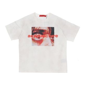 Acupuncture Acupuncture - T-shirt Eye Cry - Homme - Tops - Blanc - Taille: M