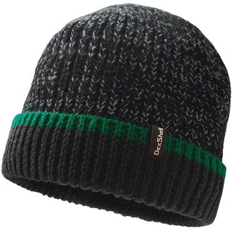 DexShell DexShell Beanie-M&uuml;tze, wasserdicht, winddicht, atmungsaktiv, gr&uuml;ner Rand S / M Gr&uuml;ner Rand