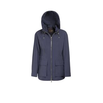 Moorer Femme, Vestes, Bleu, Taille: 34 FR Parka Erma-Kn