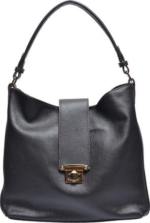 Roberta M Kastanienbraun Rindsledertasche