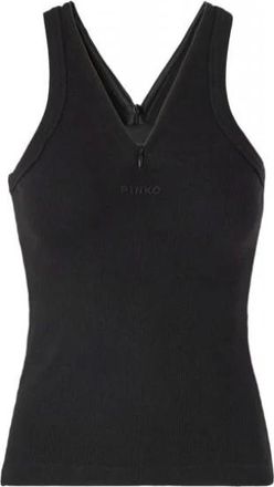 Pinko Pinko, Femme, Tops, Noir, Taille: 38 FR Pinko - Hauts