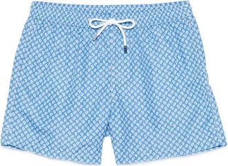 Fedeli Homme, Maillots de bain, Bleu, Taille: L Paisley Swim Shorts