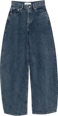 Frankie Shop Jean Nick Barrel-Leg - Femme - Jeans - Bleu - Taille: 40 FR