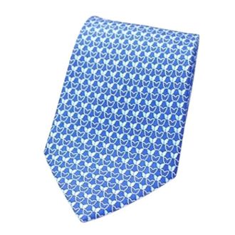 Ferragamo Pre-owned Cravat - Homme - Pre-owned - Bleu - Taille: ONE Size