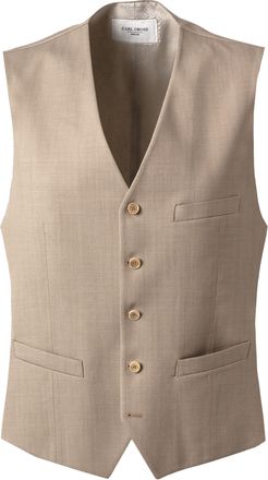 Carl Gross Carl Gross Herren Weste beige