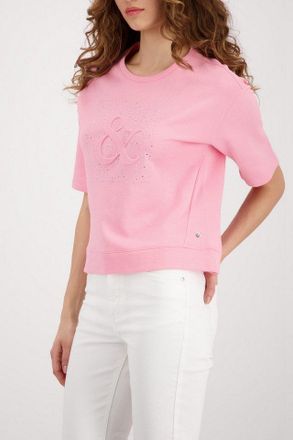 Monari Sweatshirt mit Glitzerrnieten