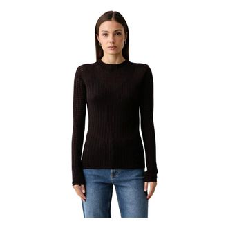 Joop Pull &agrave; col rond - Femme - Pulls - Brun - Taille: 38 FR