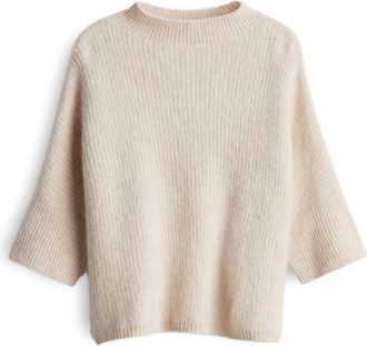 someday Damen Pullover | TALENE Loose Strickpullover aus Alpakamix Mellow mélange, M