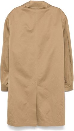 Saint Laurent Cotton Gabardine Trench Coat - Beige