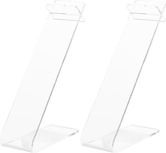 DOITOOL 2 St&uuml;ck Teiliges Acryl Schuhdisplay Regal Schuhst&auml;nder f&uuml;r Flache Schuhe Sandalen Sneaker Schuhorganizer Leicht Transparent Robust Geeignet f&uuml;r Schuhg