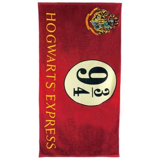 Harry Potter Unbekannt Harry Potter Badetuch Baumwolle, 75 x 150 cm groovy-9 3/4-hogwarts-express-bath-towel Burgunderfarben