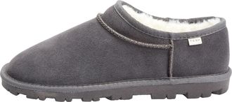 Next Damen Standard Velourshausschuhe Grau 42