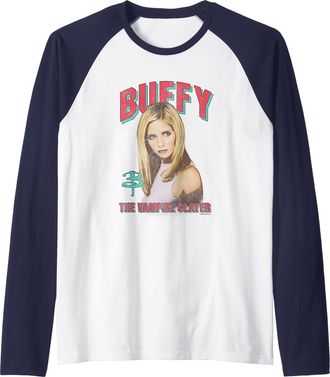 Buffy the Vampire Slayer Buffy The Vampire Slayer The Chosen One Distressed Portrait Raglan