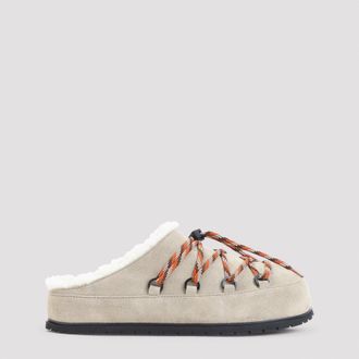 Prada Mules doubl&eacute;es de peau de mouton Prada