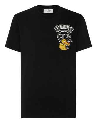 Philipp Plein T-Shirt Round Neck Ss Gothic Duck