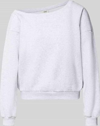 Only Loose Fit Sweatshirt aus Baumwoll-Mix Modell RHINA