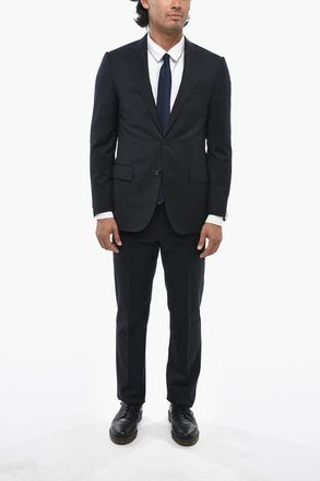 Corneliani Anzug LEADER aus Schurwolle mit klassischem Revers Corneliani