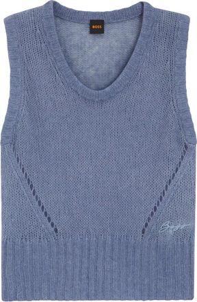 HUGO BOSS Damen, Strickwaren, Blau, XLGr&ouml;&szlig;e