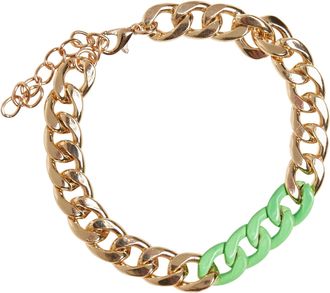 Urban Classics Colored Basic Bracelet gold/neongreen L/XL