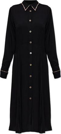 Paul Smith Femme, Robes, Noir, Taille: 34 FR Robe &agrave; manches longues