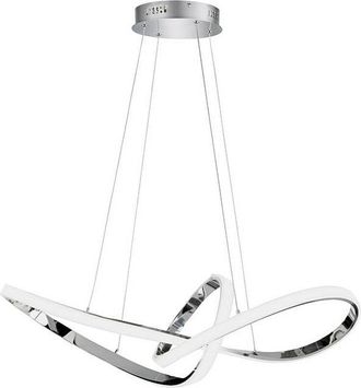 Wofi Leuchten [NEUWERTIG] B-Ware Wofi Action Missoni 617101016000 Pendelleuchte H&auml;nge Deckenlampe 48 W Chrom